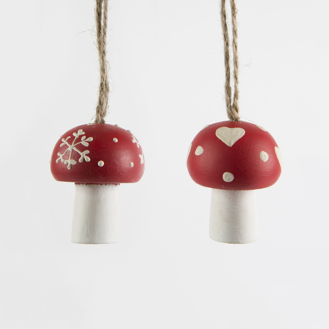 Toadstool Decorations – Cirencester Christmas Trees