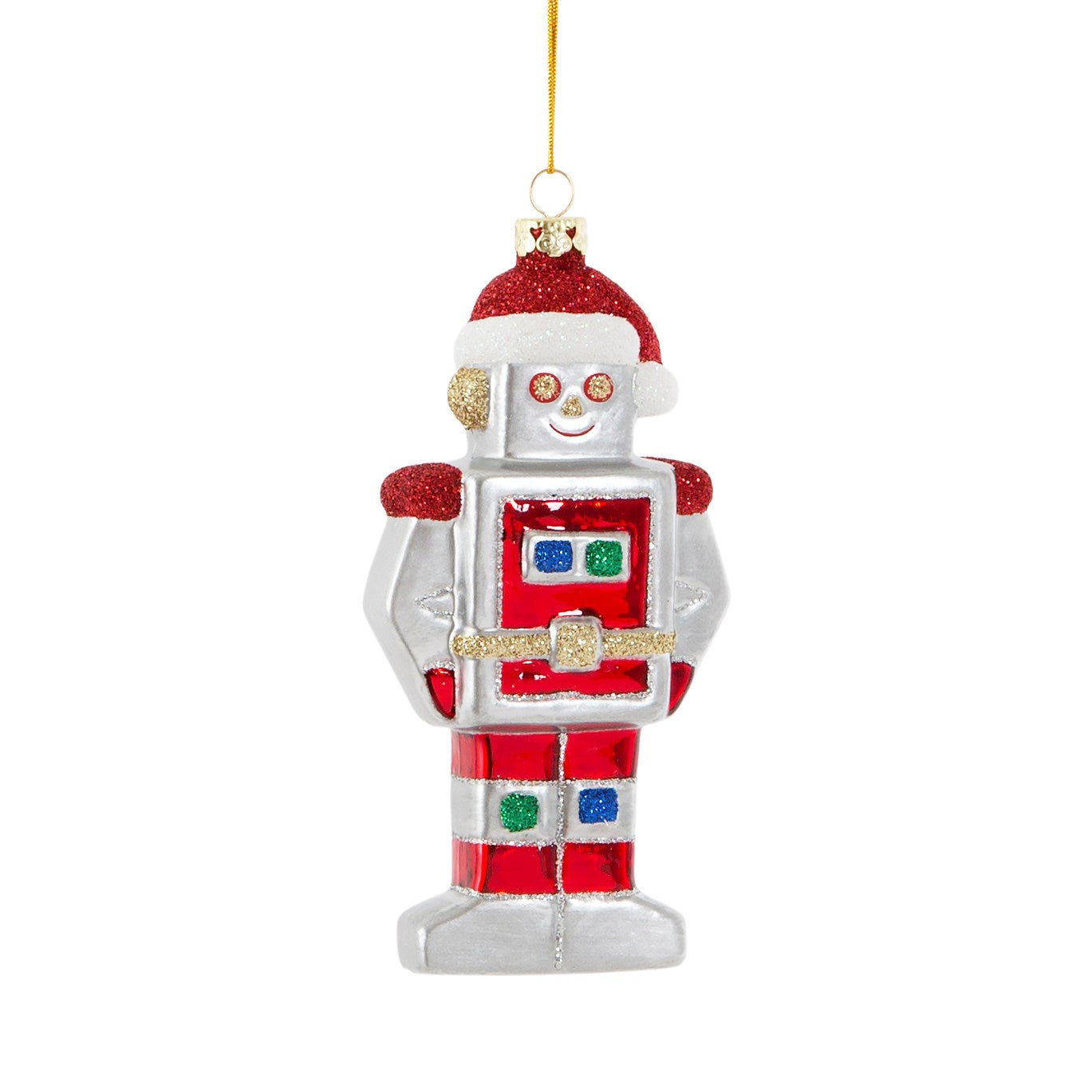 Glitter Bot Hanging Decoration – Cirencester Christmas Trees